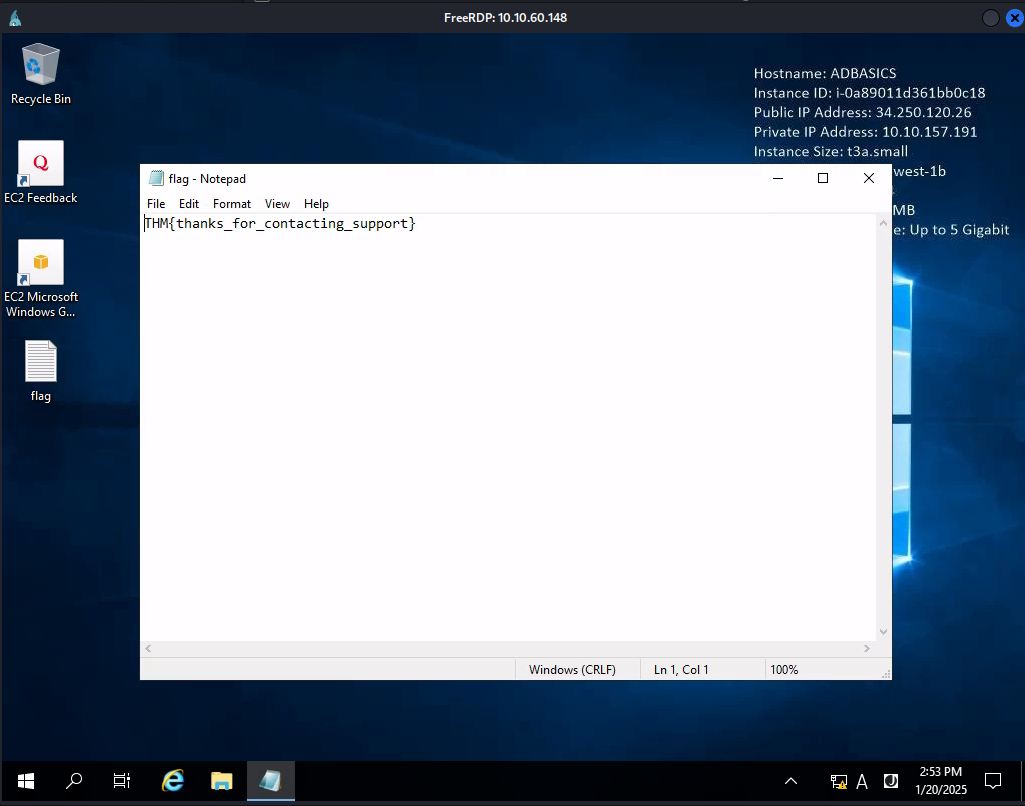 【TryHackMe】Active Directory Basics：Walkthrough #Security - Qiita