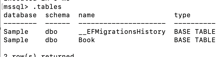 Entityframework Coreのmigrationを使ってデータベースを作成する Vscode Qiita