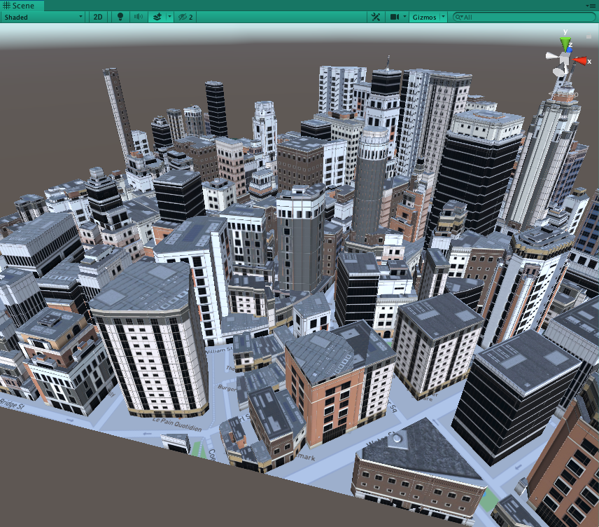 Unityで3D地図をつくろっ! ビルも山もにょきにょきっ. #mapbox - Qiita