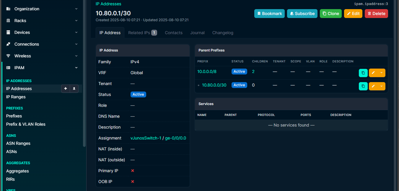 Netbox Discovery でネットワーク機器の情報を自動登録する #Docker - Qiita