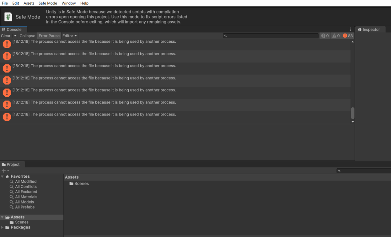 Unity「なんかファイルが別のプロセスに使われてるよ！」を解決できない話 #初心者 - Qiita