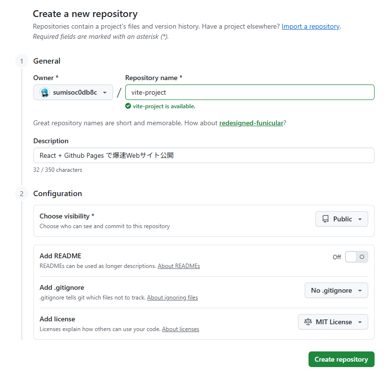 React + Github Pages で爆速Webサイト公開 #GithubPages - Qiita