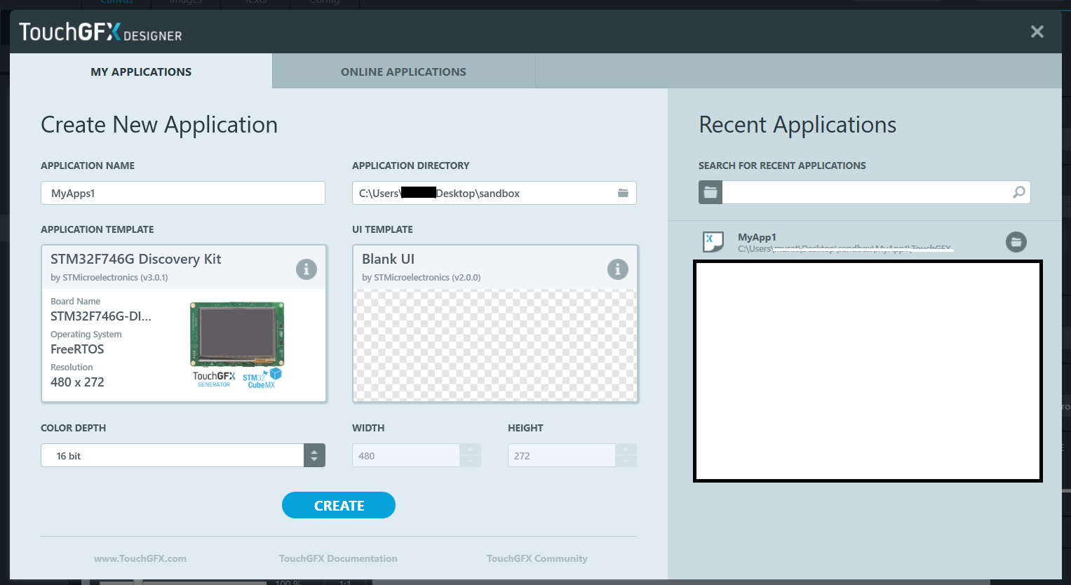 TouchGFXのチュートリアル #STM32 - Qiita