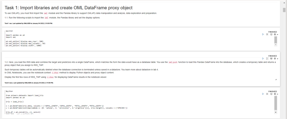 OCIのAlways Free環境で、Oracle Machine Learning for Python (OML4Py)を試してみた ...