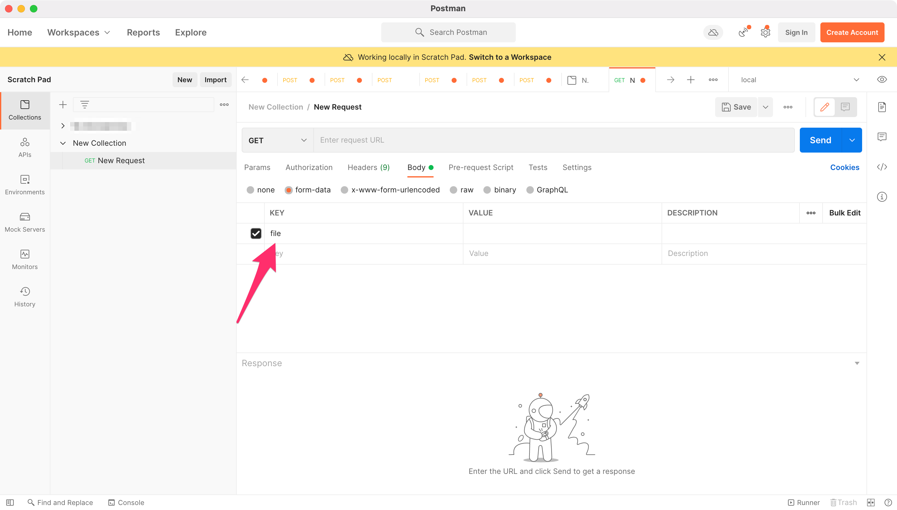 Postman multipart/form-data形式でファイルをPostする方法 個人メモ #Postman - Qiita