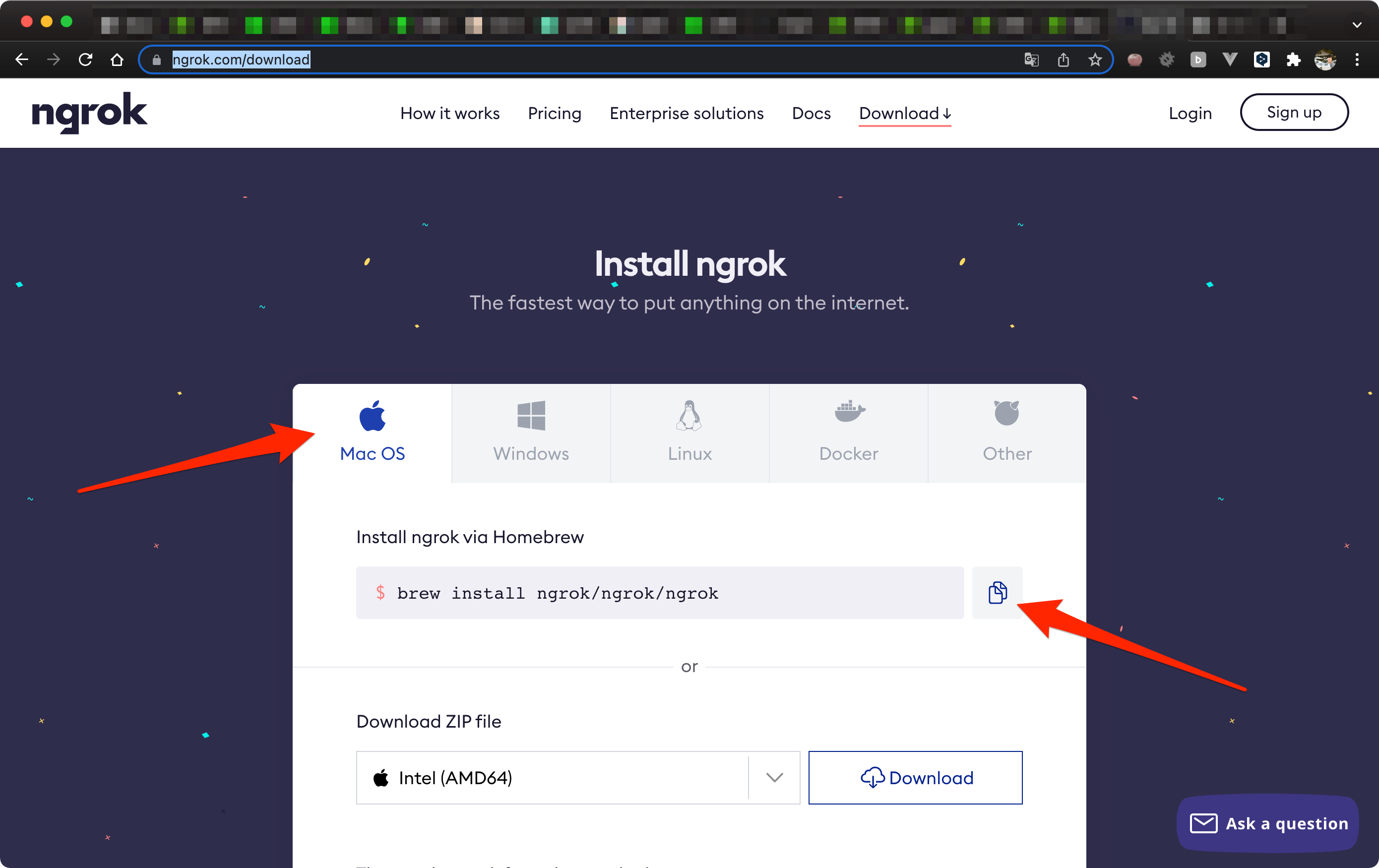 ngrokをMacに入れて使ってみる #開発環境 - Qiita