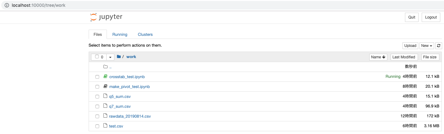 Dockerを使って5分でJupyter環境を構築する #Python - Qiita