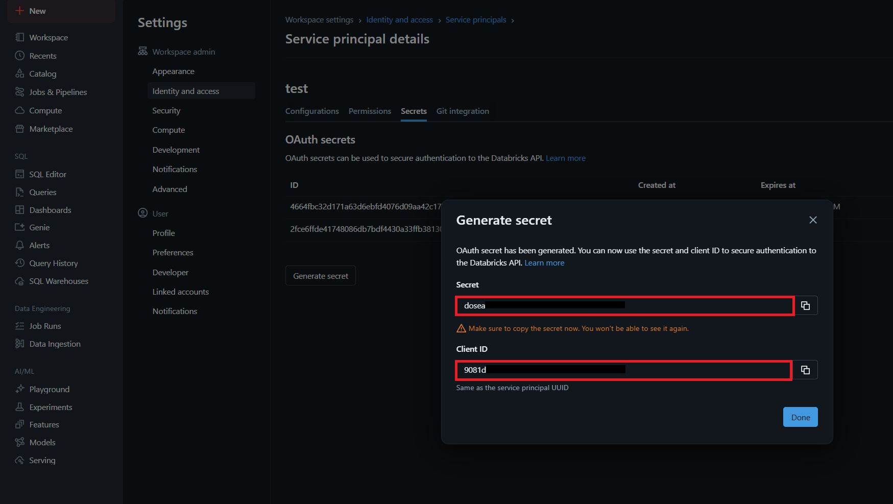 Azure Databricks API を Service Principal 認証で実行する #AzureDatabricks - Qiita