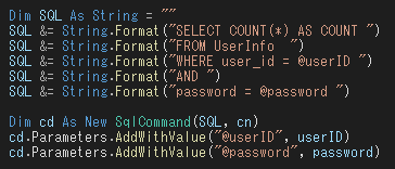 SQLを修正し、TrueやFalseが返ってくるようにする（VB.NET） #SQLServer - Qiita