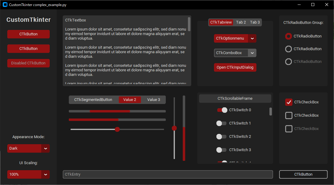 [Python] CustomTkinter 簡易カスタムテーマ作成ツール #GUI - Qiita