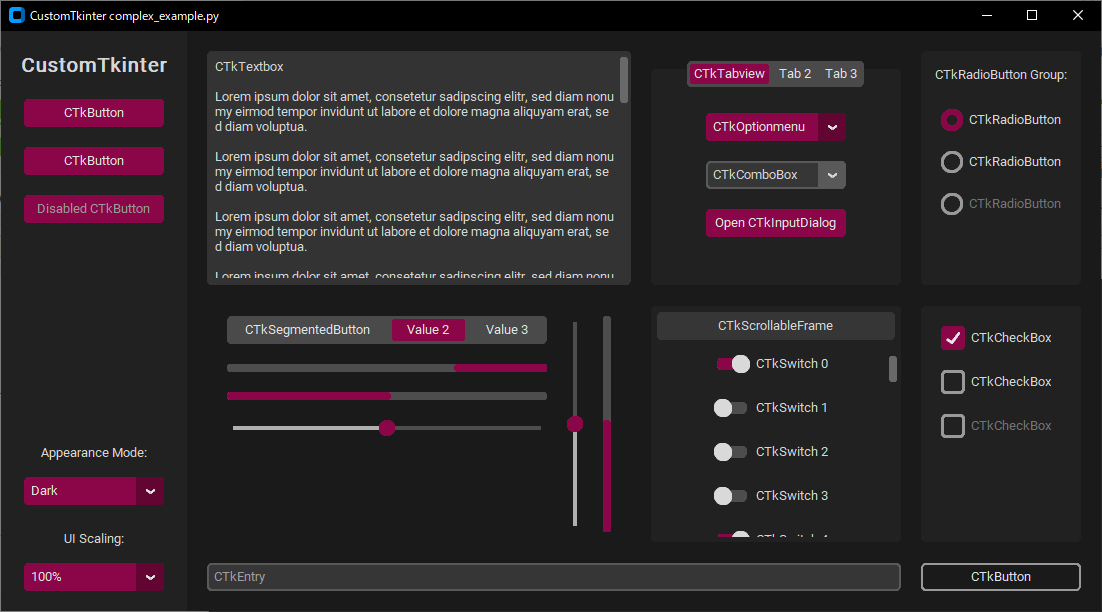 [Python] CustomTkinter 簡易カスタムテーマ作成ツール #GUI - Qiita