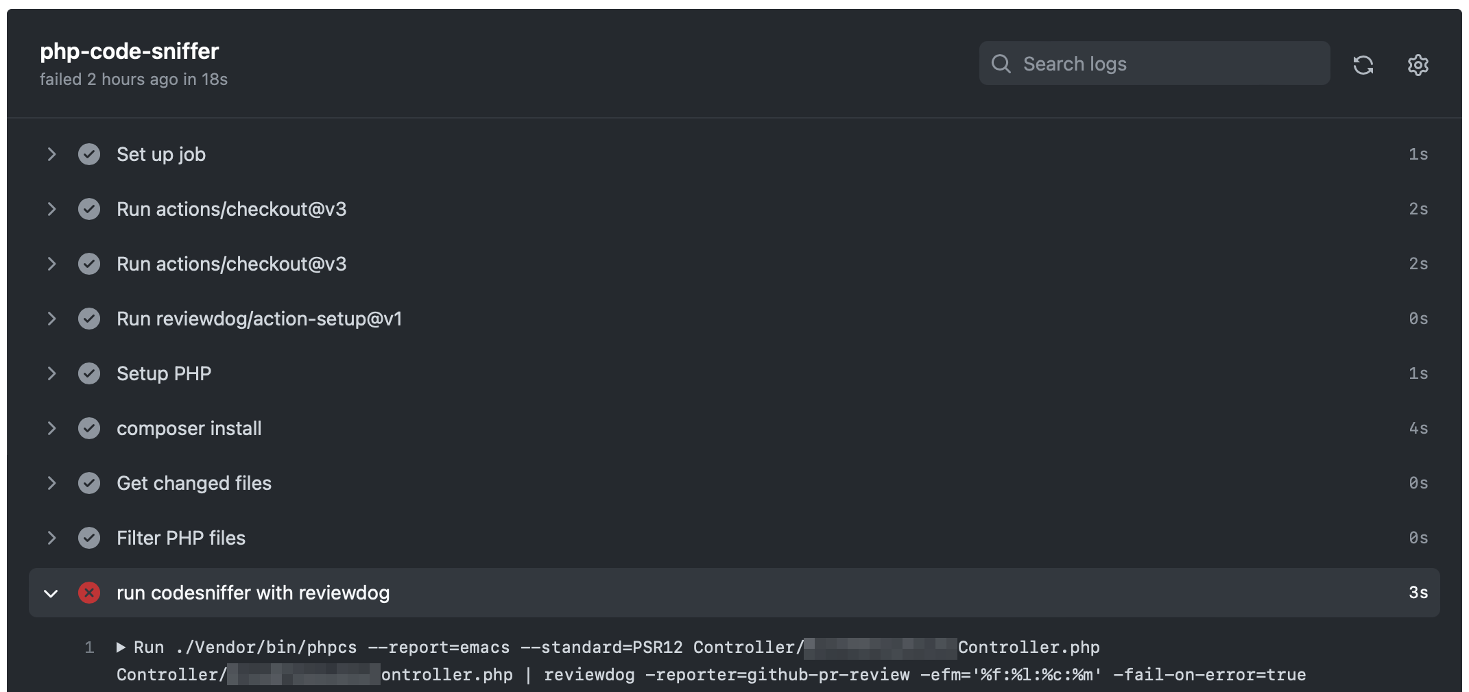 GitHub ActionsでPHP_CodeSniffer+reviewdogを大規模プロジェクトに組み込む #GitHubActions - Qiita