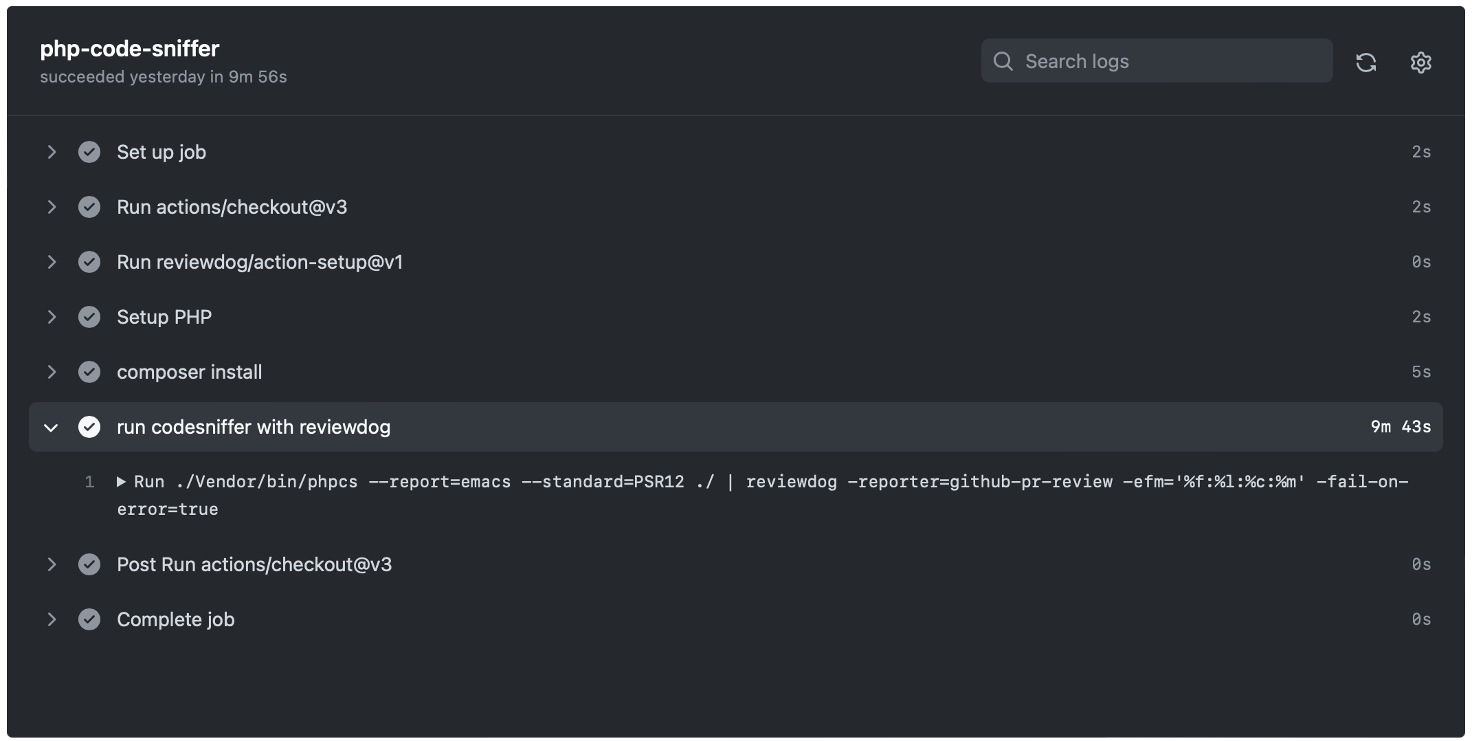 GitHub ActionsでPHP_CodeSniffer+reviewdogを大規模プロジェクトに組み込む #GitHubActions - Qiita