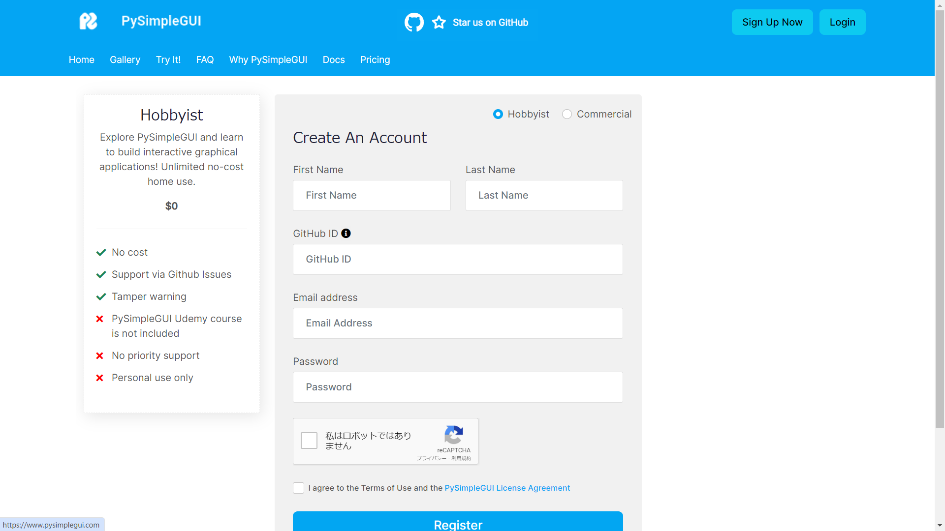 PySimpleGUI 5を使うためにPySimpleGUI.comに登録する手順 #Python - Qiita