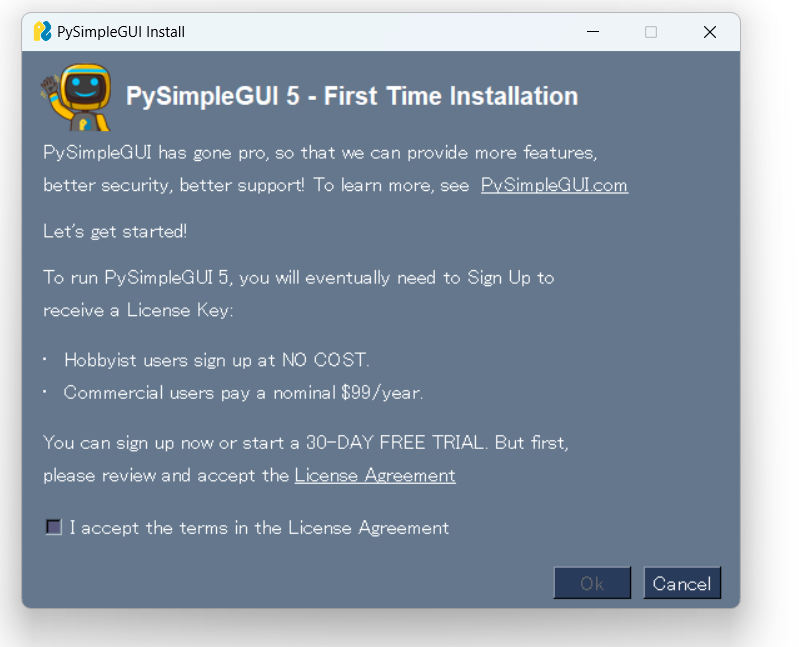 PySimpleGUI 5を使うためにPySimpleGUI.comに登録する手順 #Python - Qiita