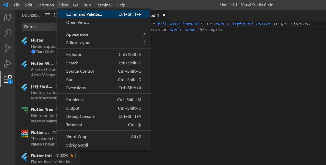 [Flutter] ゼロからAndroidエミュレータ上で"Hello, World!"するまで #初心者 - Qiita