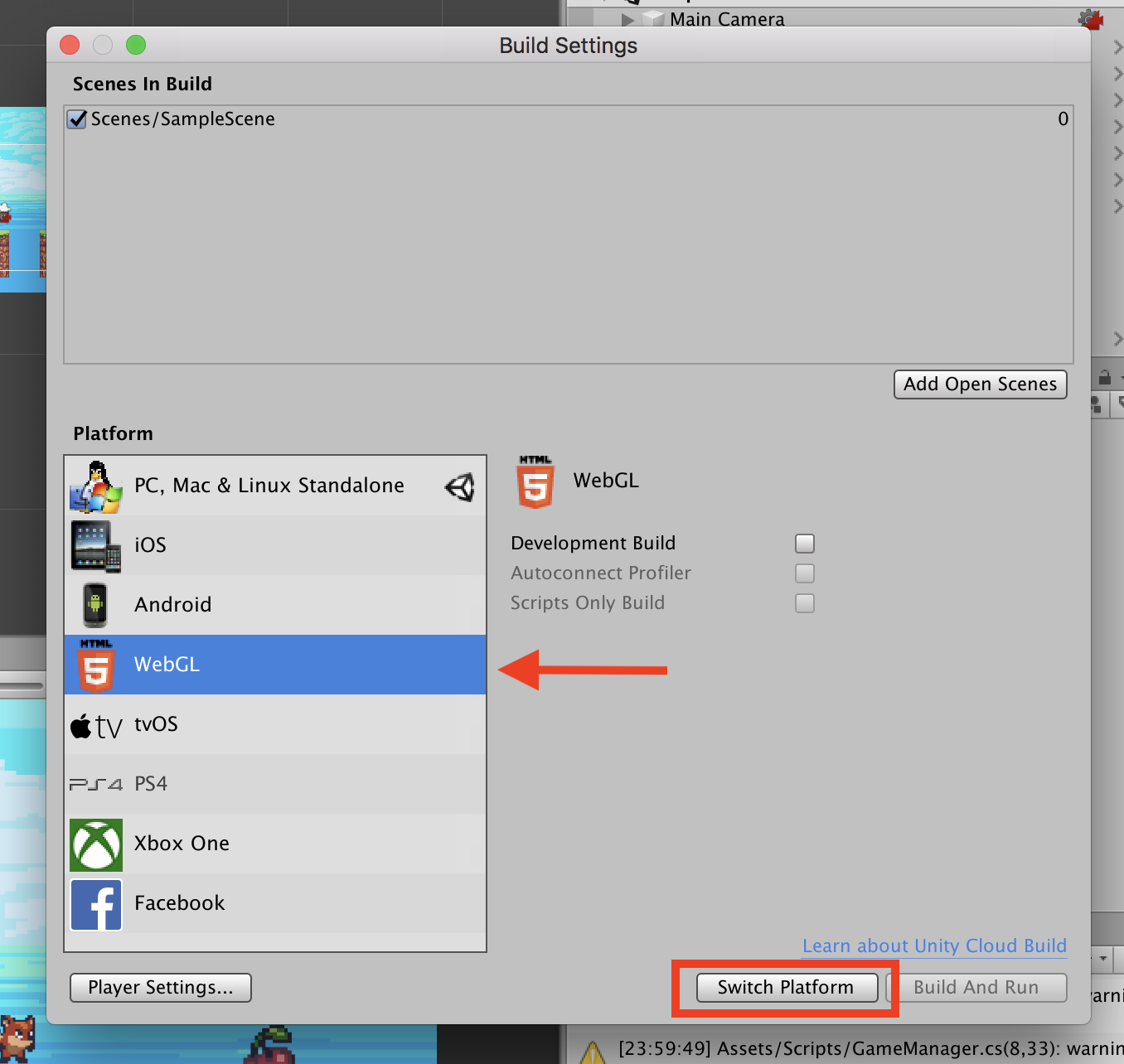  Unity How To Build Into WebGL With Images 9to5Tutorial