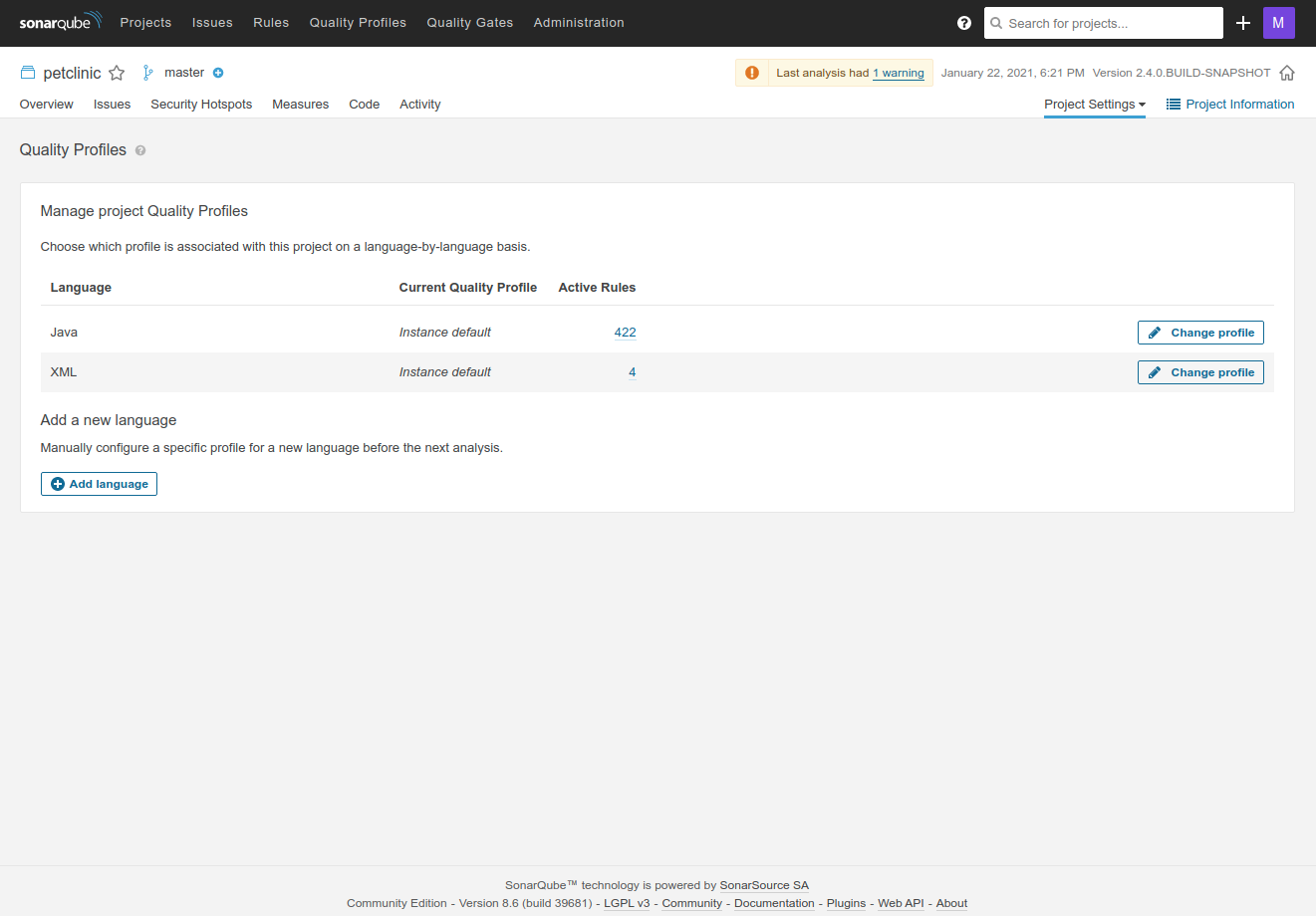 MavenプロジェクトでSonarQubeを使ってみる #Java - Qiita