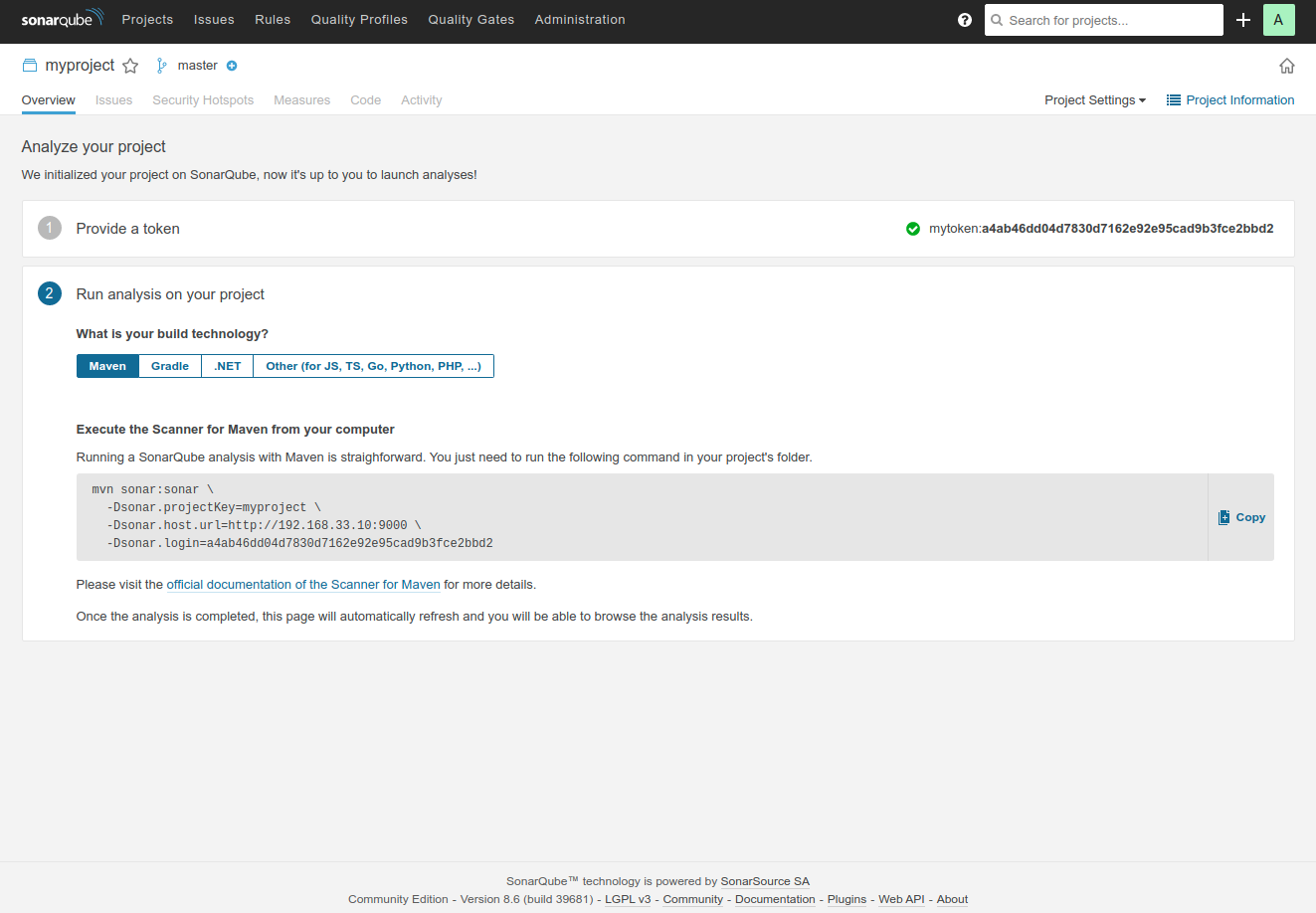 MavenプロジェクトでSonarQubeを使ってみる #Java - Qiita
