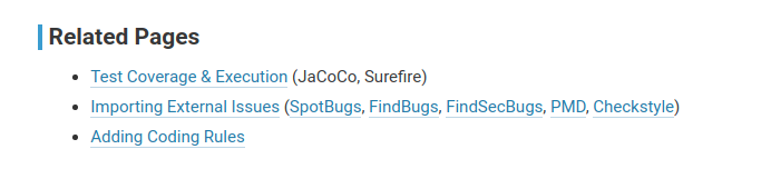 SonarQube（Java）の、ルールの出典を確認したい #Java - Qiita