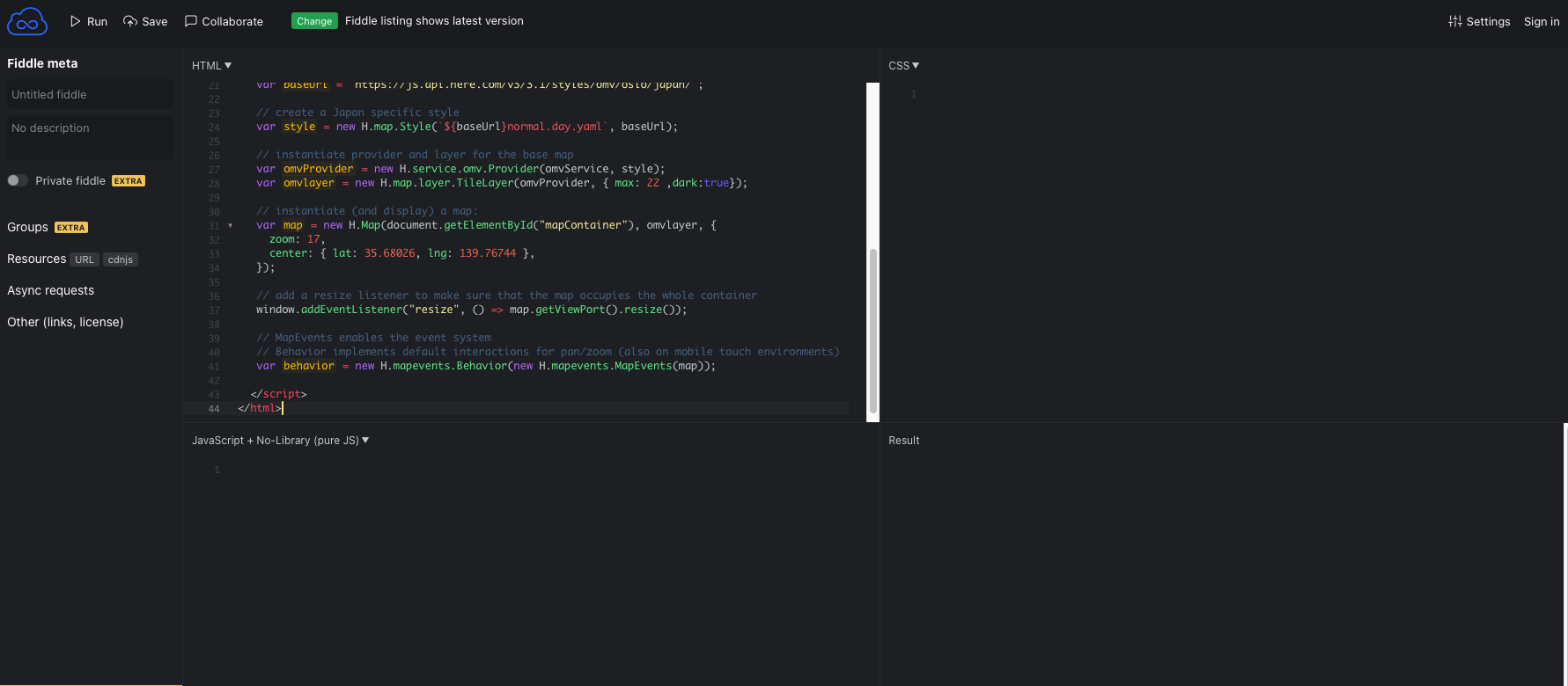 位置情報アプリに使用できるHEREロケーションサービス利用入門（まとめ記事） #JavaScript - Qiita
