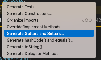 Visual Studioでのgetter/setter一括追加のJavaショートカット #VSCode - Qiita