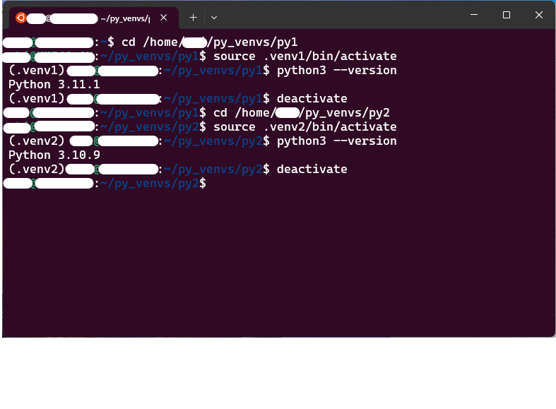 Windows11 で WSL2 + VSCodeによる複数のpython仮想開発環境を作る #Python - Qiita
