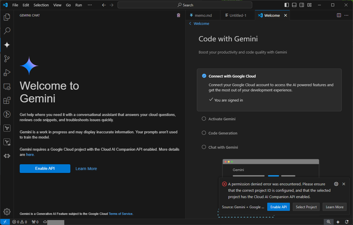 VS Code で Gemini Code Assist を使う #VSCode - Qiita