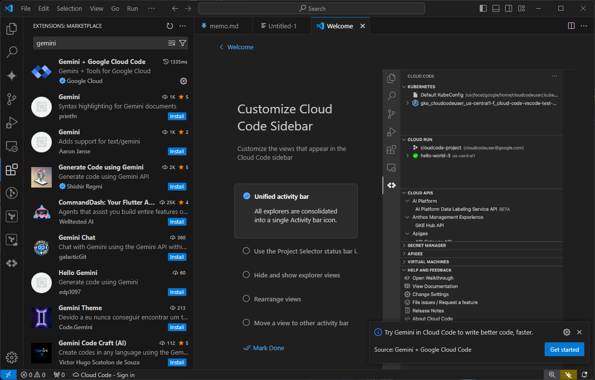 VS Code で Gemini Code Assist を使う #VSCode - Qiita