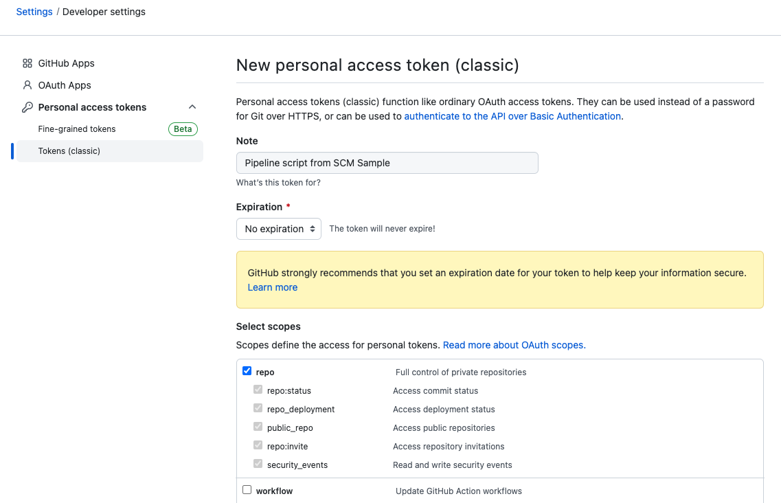 JenkinsにGitHub認証情報を登録してJenkinsfileからジョブを作成できるようにする #GitHub - Qiita