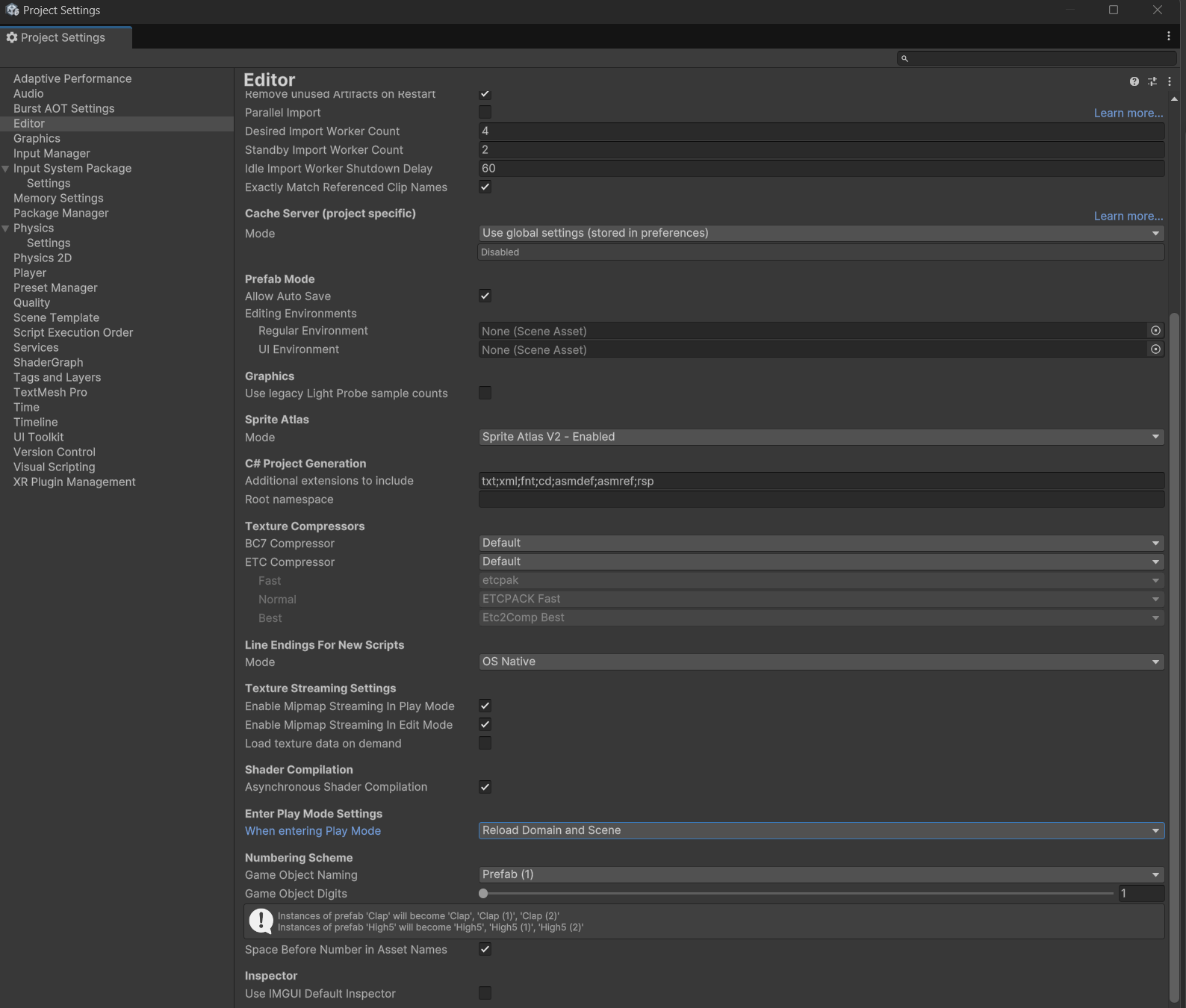 Unity6でEnter Play Mode Settings #Unity - Qiita