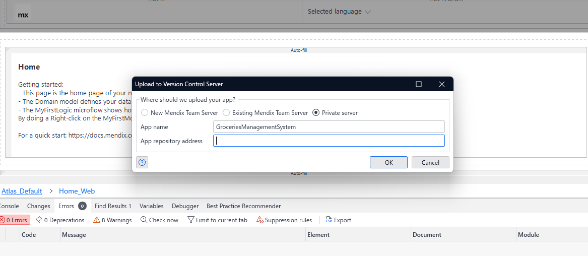 Mendixで作成したプロジェクトをGithubへアップロードする方法と、コミットの仕方を解説 #ローコード - Qiita