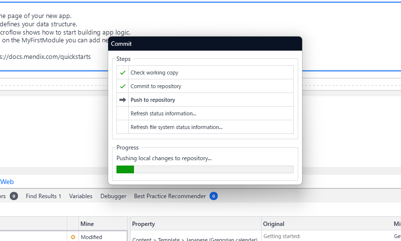 Mendixで作成したプロジェクトをGithubへアップロードする方法と、コミットの仕方を解説 #ローコード - Qiita