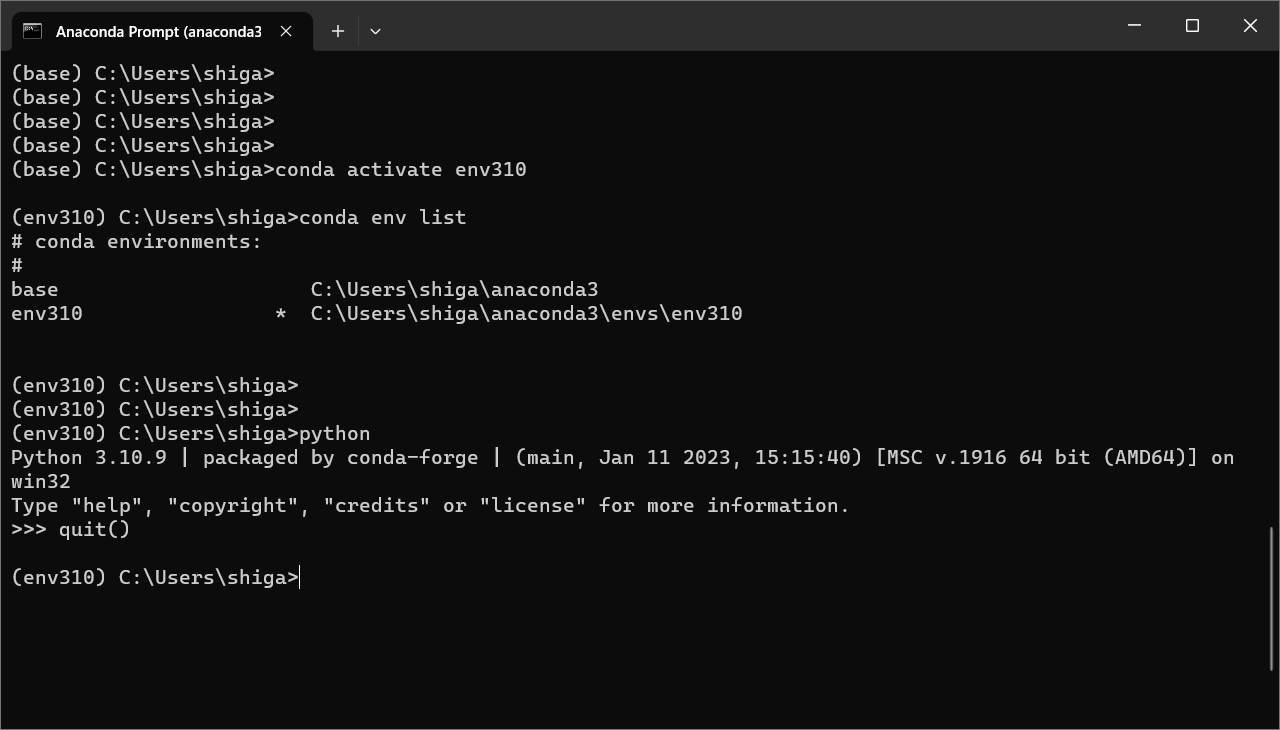 Anaconda環境をvscodeで使う最小構成 Qiita