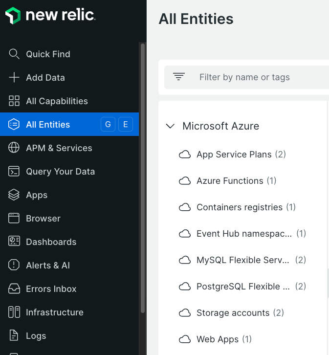 Azure の監視をNew Relicにまとめてみる！ #初心者 - Qiita