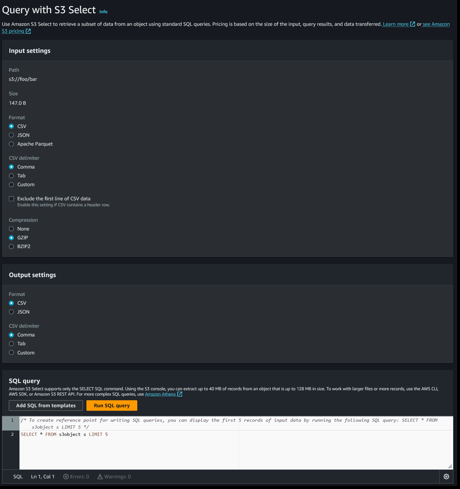 S3 SelectでSQLによるデータ抽出 #AWS - Qiita