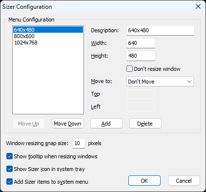 1 分でわかるウィンドウサイズ変更ソフト Sizer の使い方 #初心者向け - Qiita