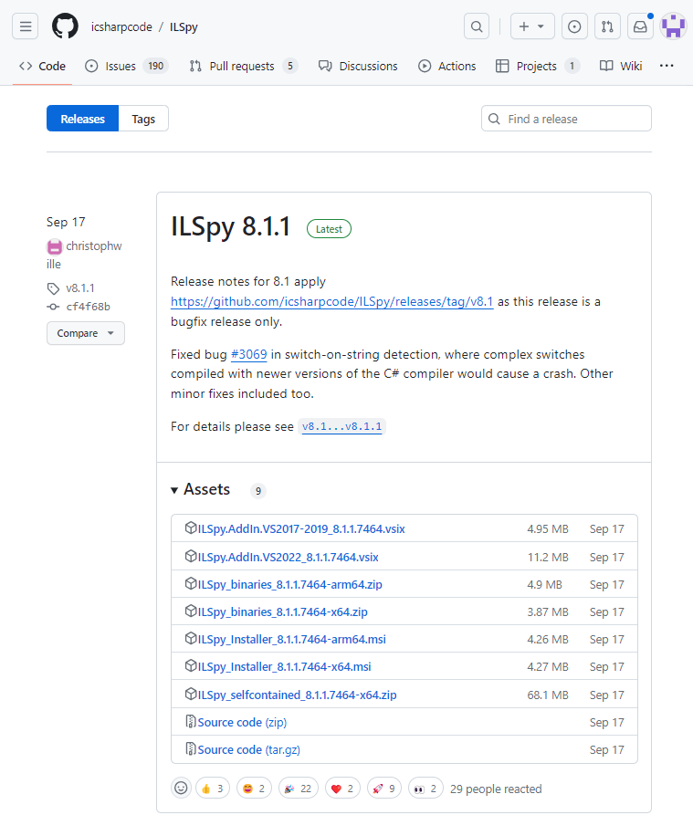 .NET 逆コンパイラ ILSpy のインストール #C# - Qiita