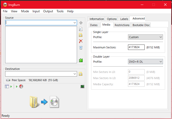 ImgBurnでDVDフォルダをISOファイルにする(VBA, cmd利用) #bat - Qiita