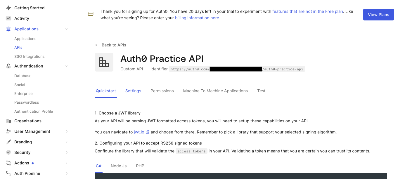 Auth0 で認証される API を作って使ってみる #Node.js - Qiita