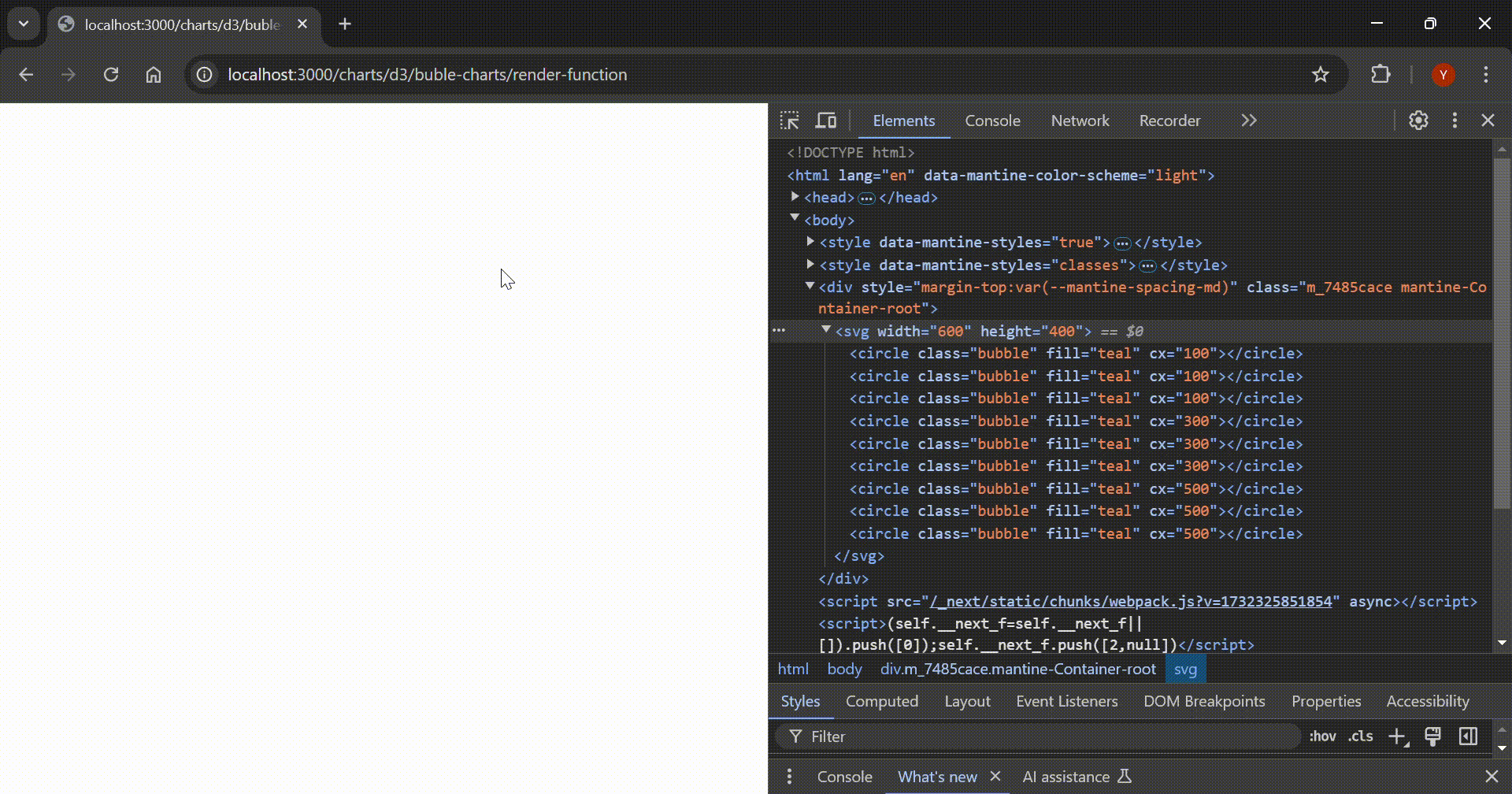 【D3】バブルチャートを実装する #React - Qiita