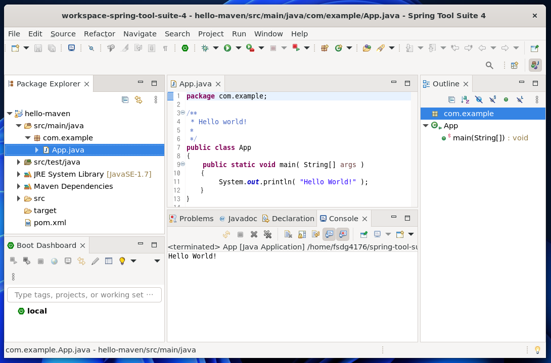 Spring Tools 4 for Eclipse を Ubuntu にインストールする #Java - Qiita