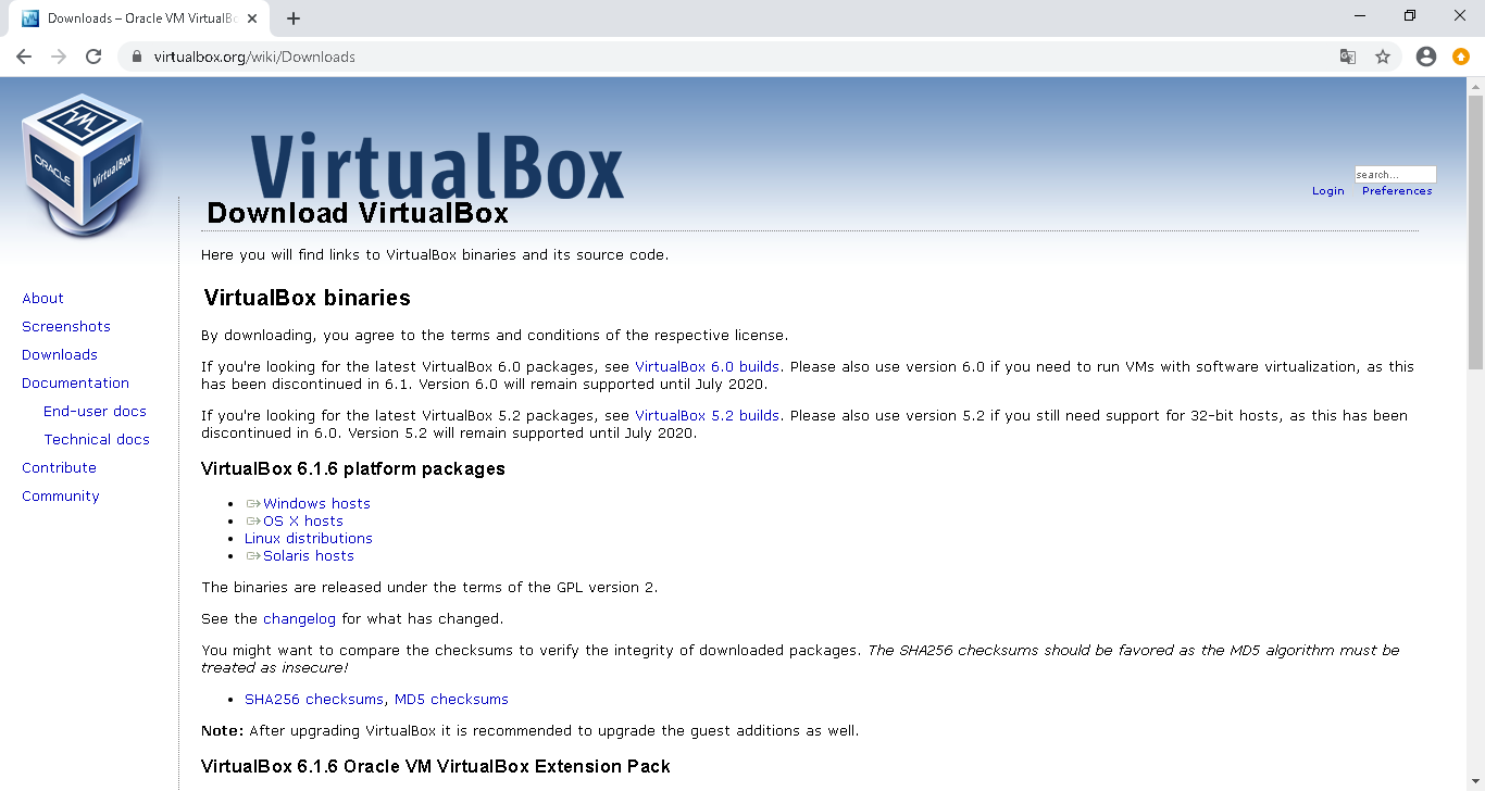 Windows10にVirtualBoxをインストール #仮想化 - Qiita