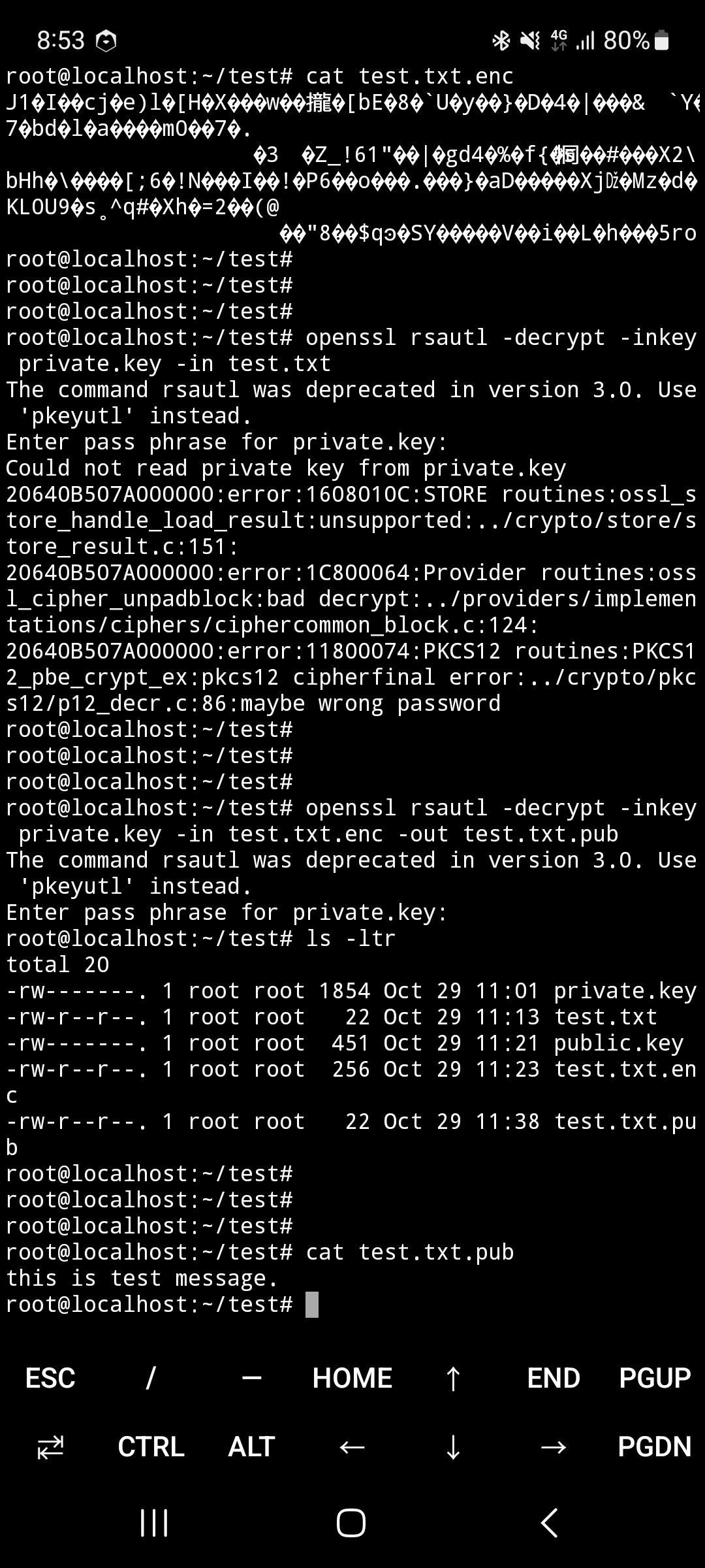 opensslで公開鍵/秘密鍵を作ったり暗号/復号したり #Linux - Qiita