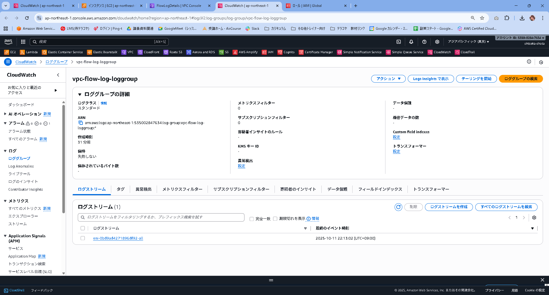 VPCフローログをCloudWatch Logsに自動連携する #AWS - Qiita