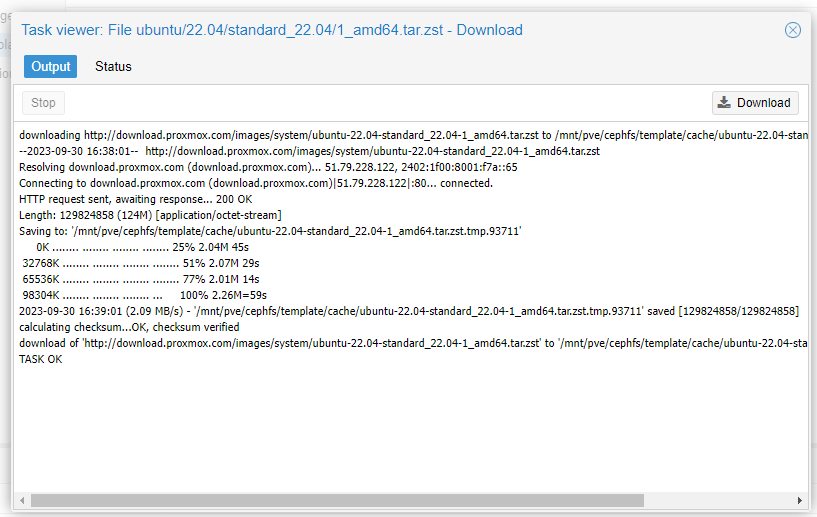 Proxmox VE上にコンテナをデプロイする #container - Qiita