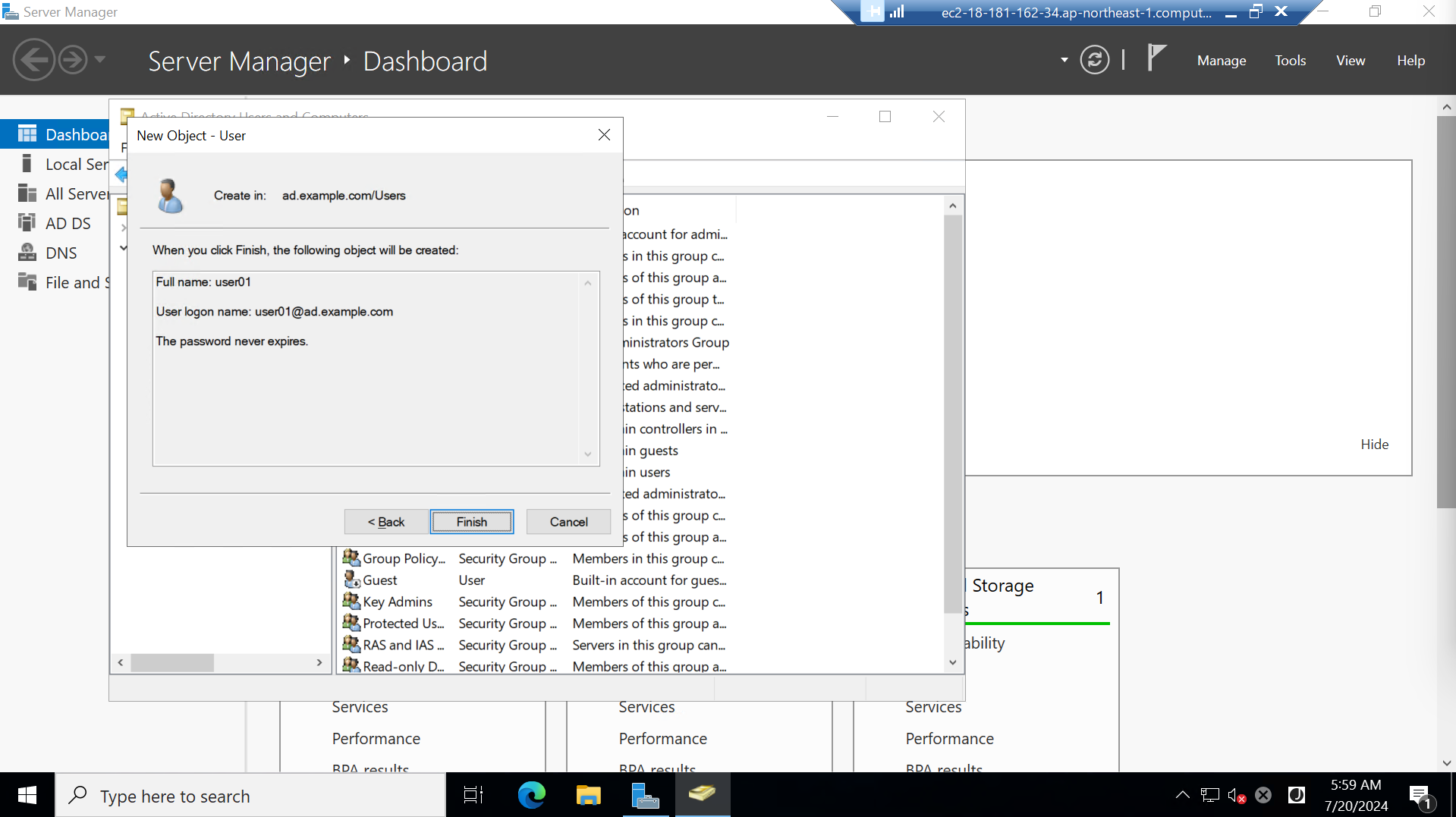 EC2にActive Directoryを作ってADユーザでログインする #AWS - Qiita