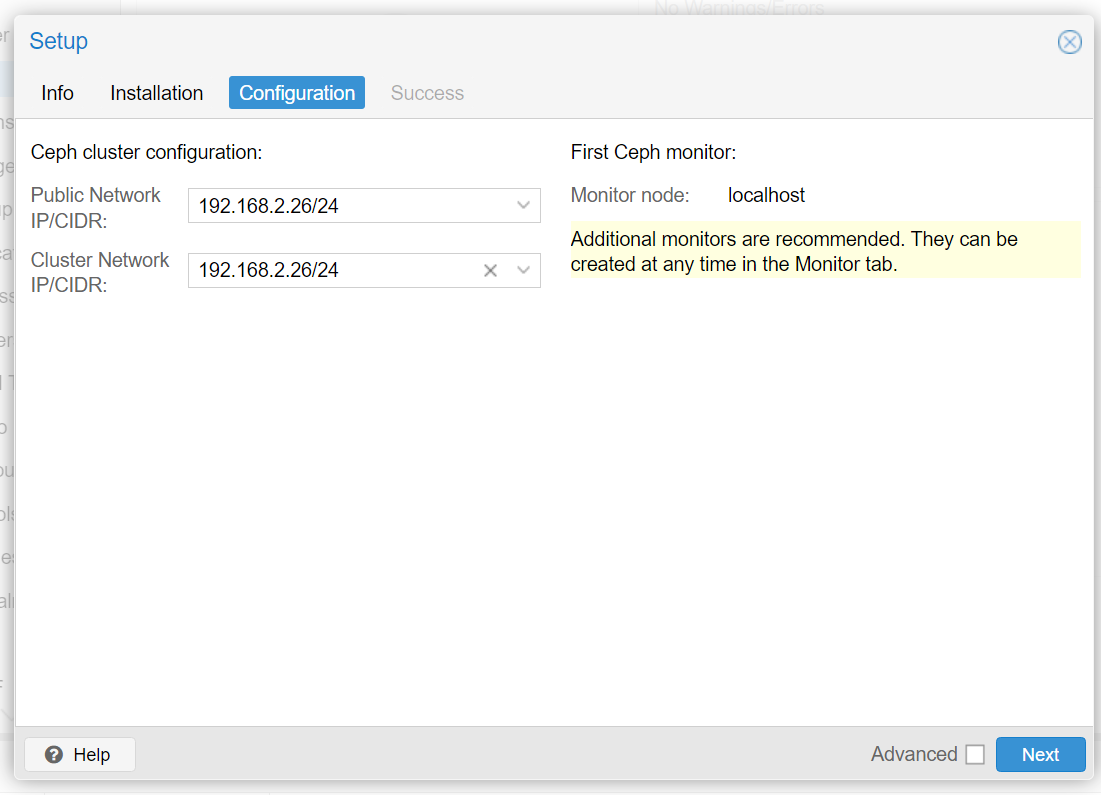 Proxmox VE上でCeph/CephFS環境を作ってみる。 #proxmox - Qiita