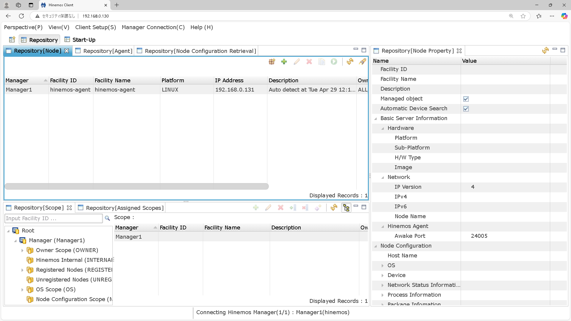 Hinemos ManagerからJob実行してみる #hinemos - Qiita